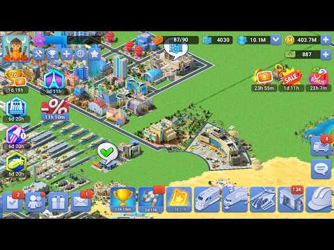 Megapolis #10 daily gameplay : Reaching 400 million coins