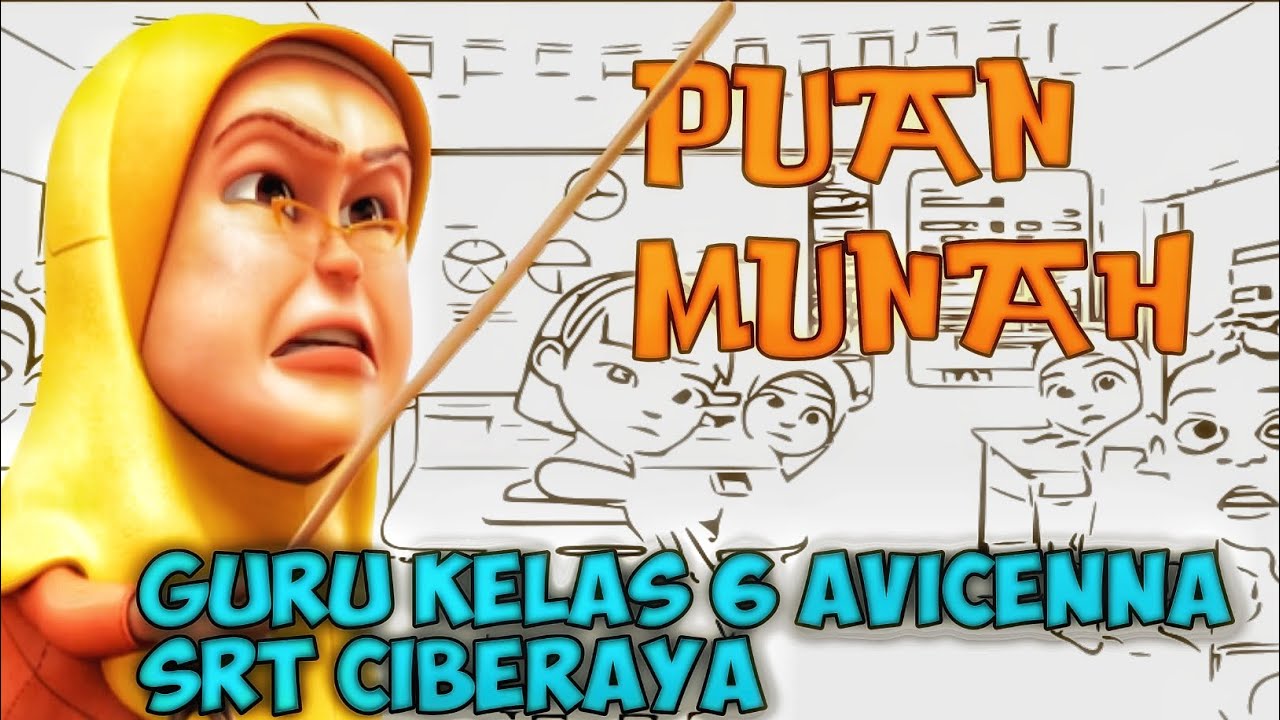 Puan Munah Karakter kecil di Ejen Ali The Movie || Musim 3 - YouTube