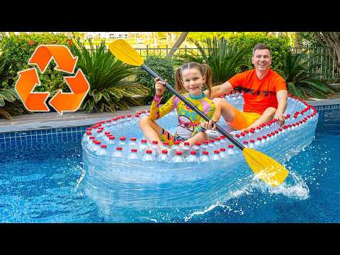 Kinder lernen spielend Recycling | Fantastische Spielzeug Creationen 🎉