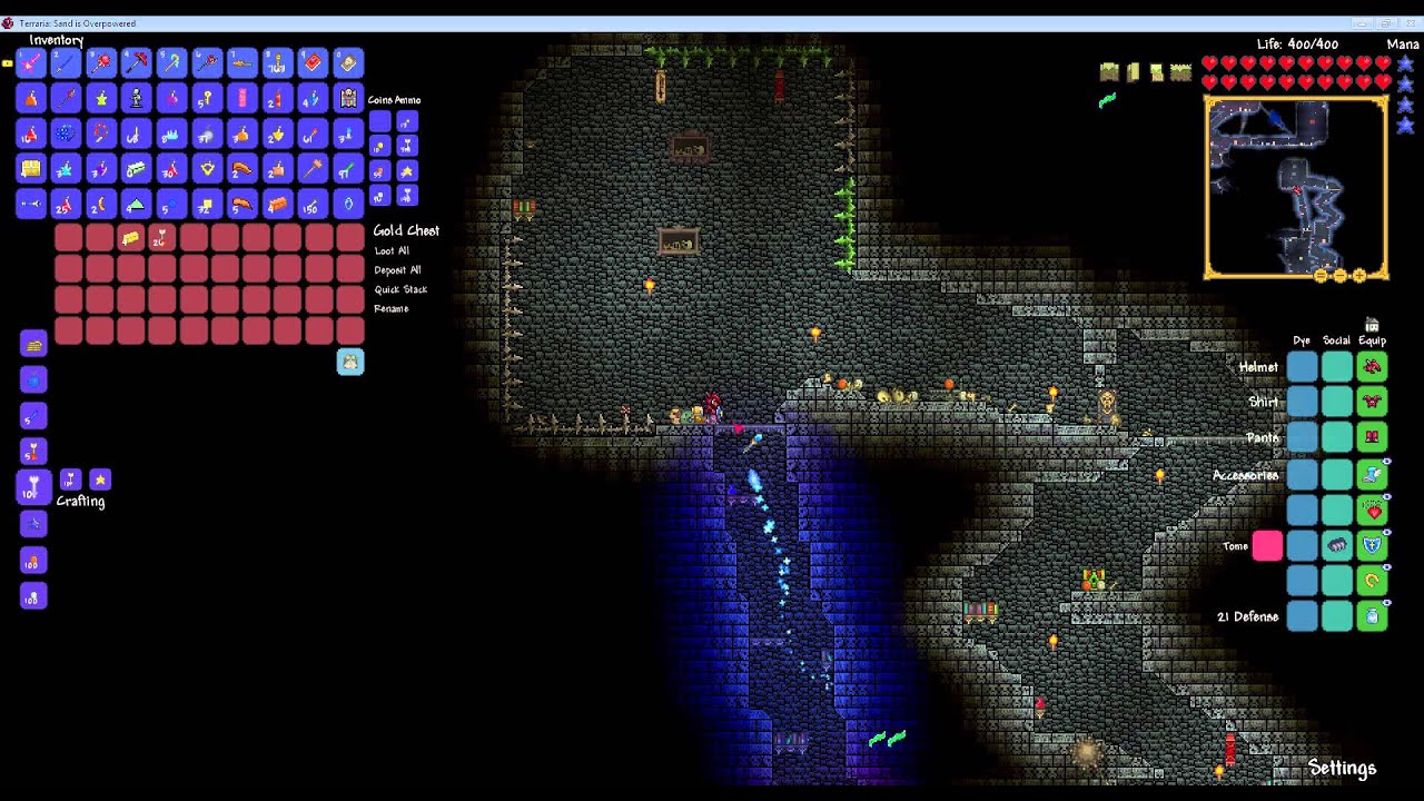 Terraria -Exxo Avalon Mod - Episode 4 - Dungeon - YouTube