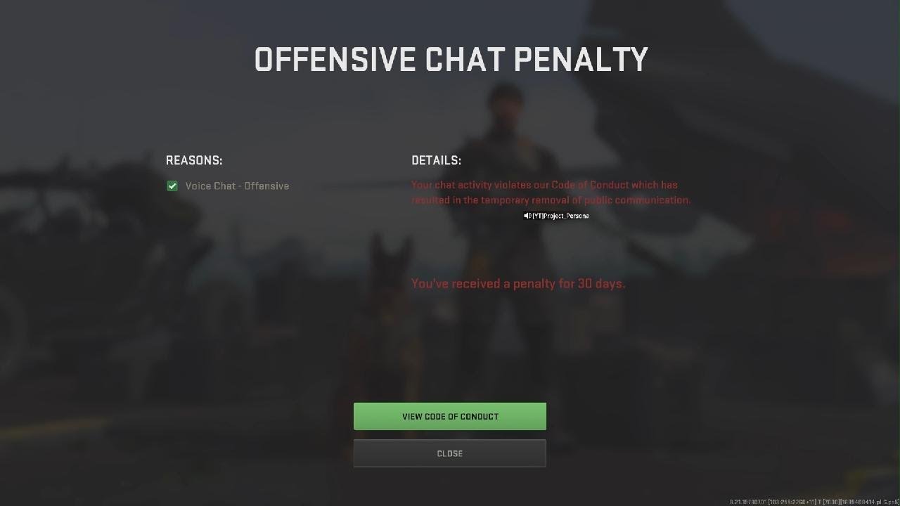 Offensive chat penalty is the worst decision activisionever made ...