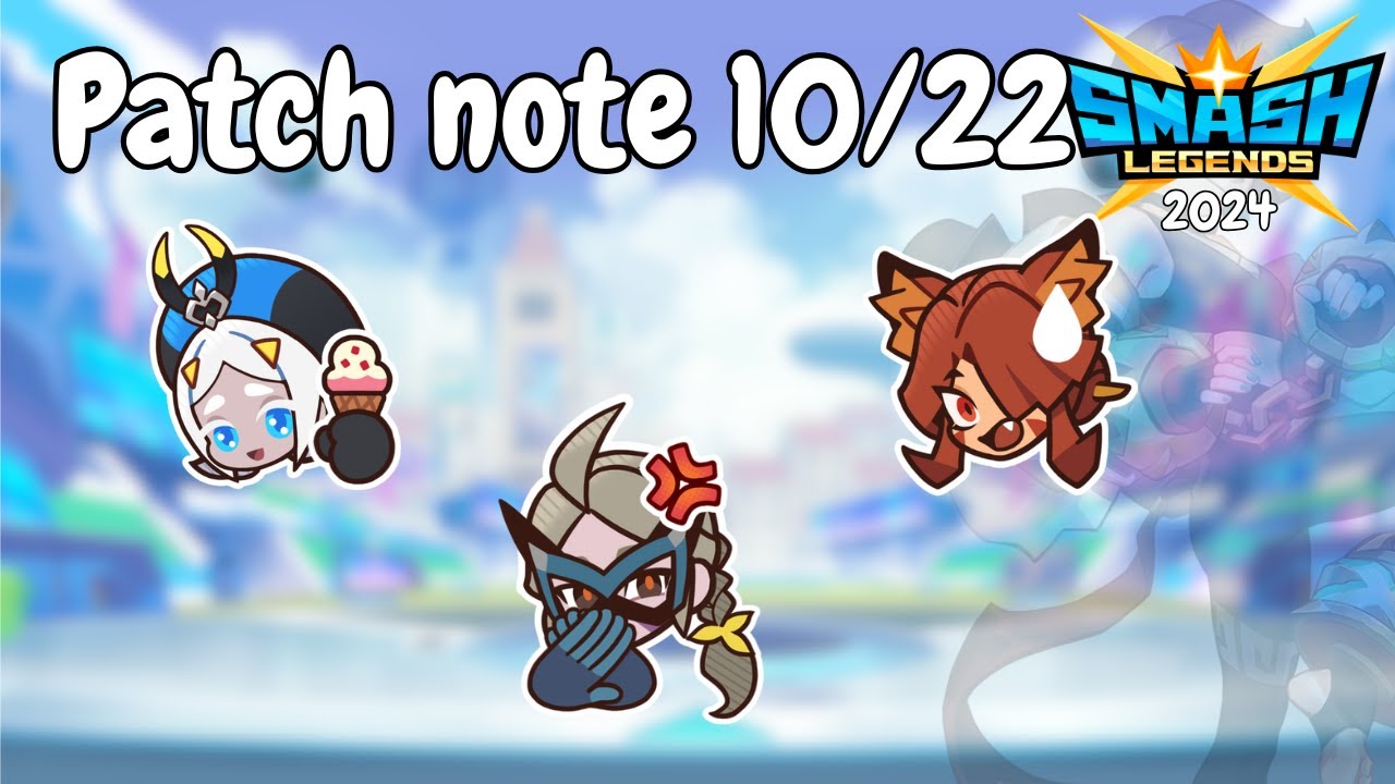 【Smash Legends】Desert Skins Update Notes 24/10/22(中文字幕) - YouTube
