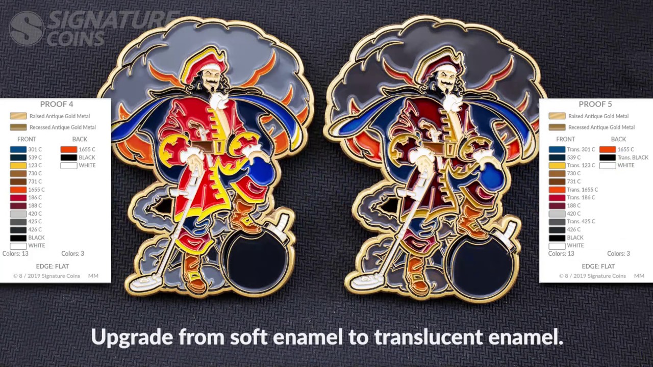 Challenge Coin Plating - Color Changes with Metal Plating - YouTube
