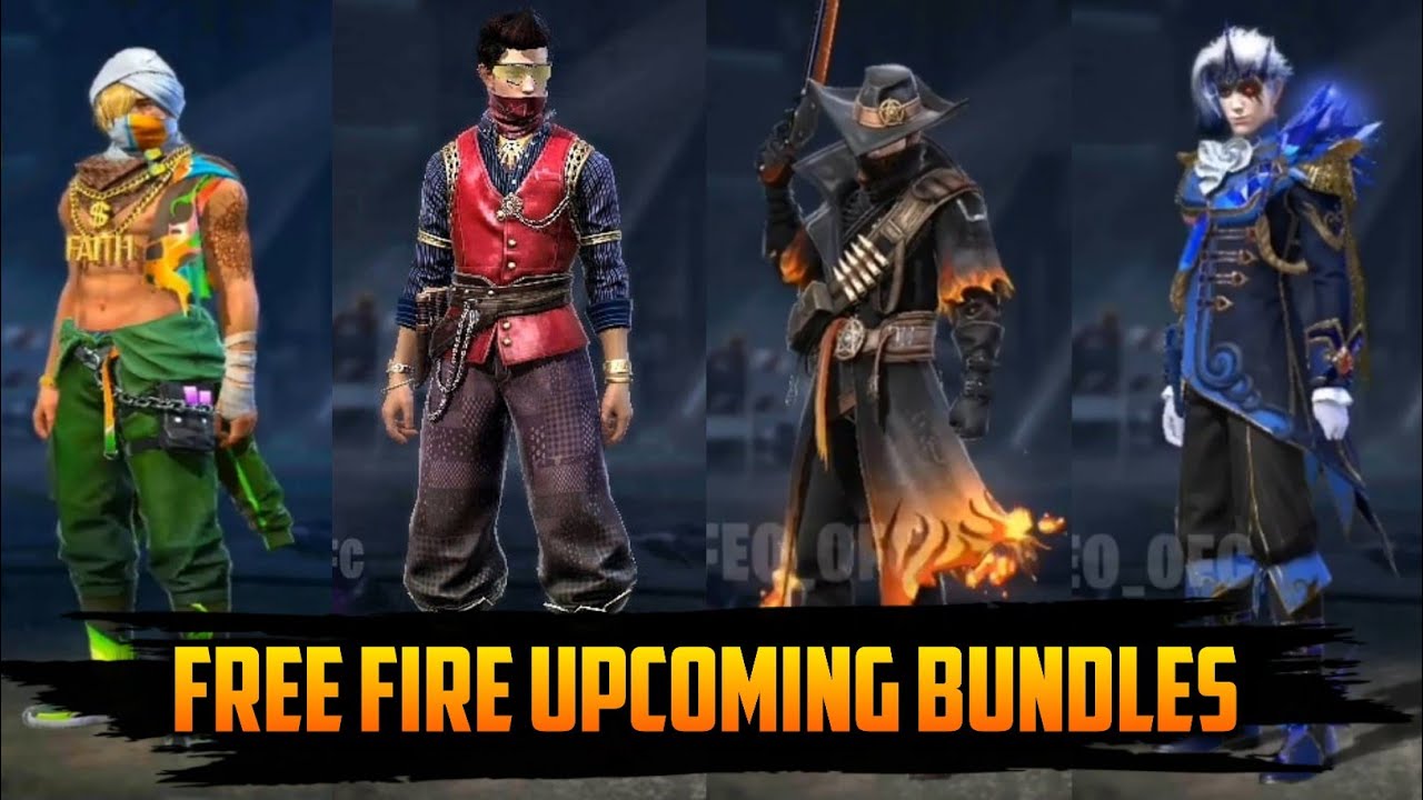 Free Fire Upcoming Bundles🔥- Free Fire New Bundles 2021 ️ l Free Fire ...