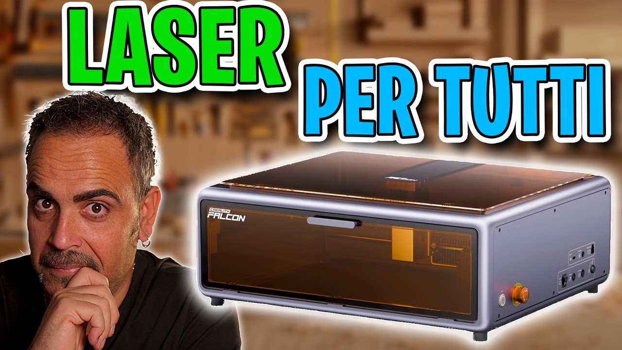 Laser DEFINITIVO? Creality Falcon A1 - Incisione e taglio con massima ...