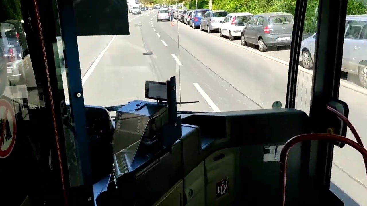 Mitfahrt in der Buslinie 622 der WSW Mobil GmbH von Wuppertal Hbf bis ...