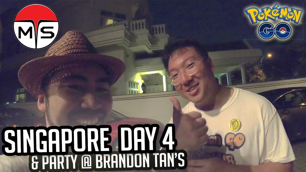 POKEMON GO - Party @ Brandon Tan's & Shiny Shuckle Hunting - YouTube