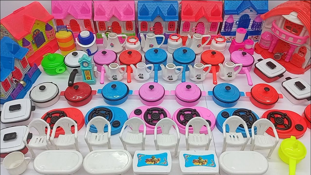 4:31 Minutes Satisfying With Unboxing Hello Kitty Sanrio Kitchen Set ...