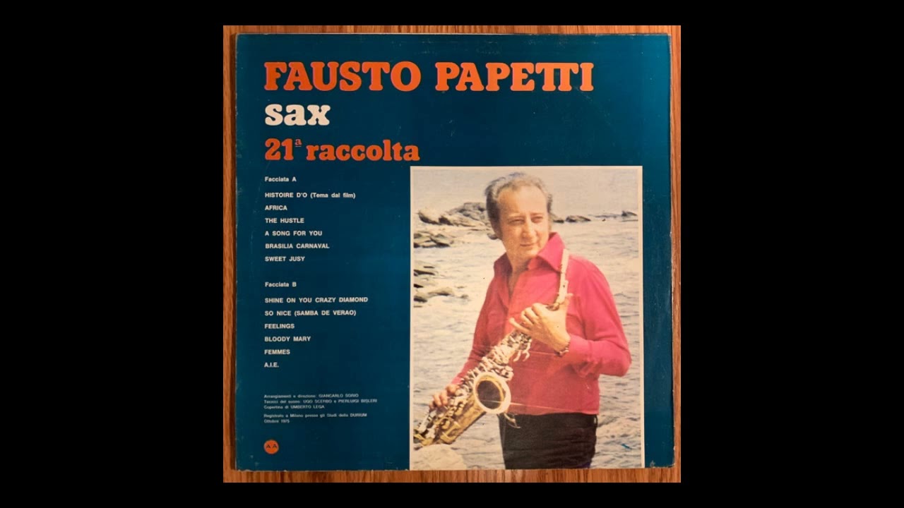 Fausto Papetti - Bloody Mary - YouTube