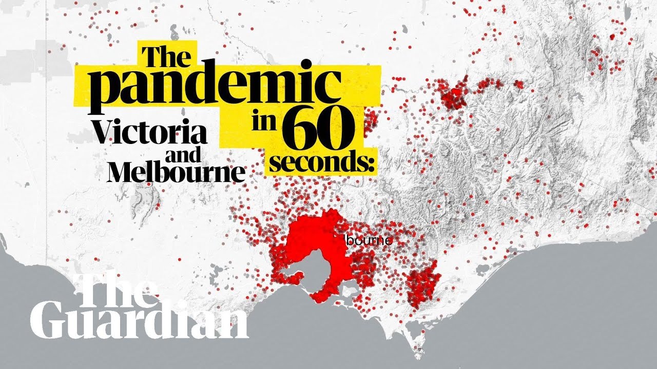 Australia's Covid pandemic in 60 seconds: Victoria and Melbourne map ...