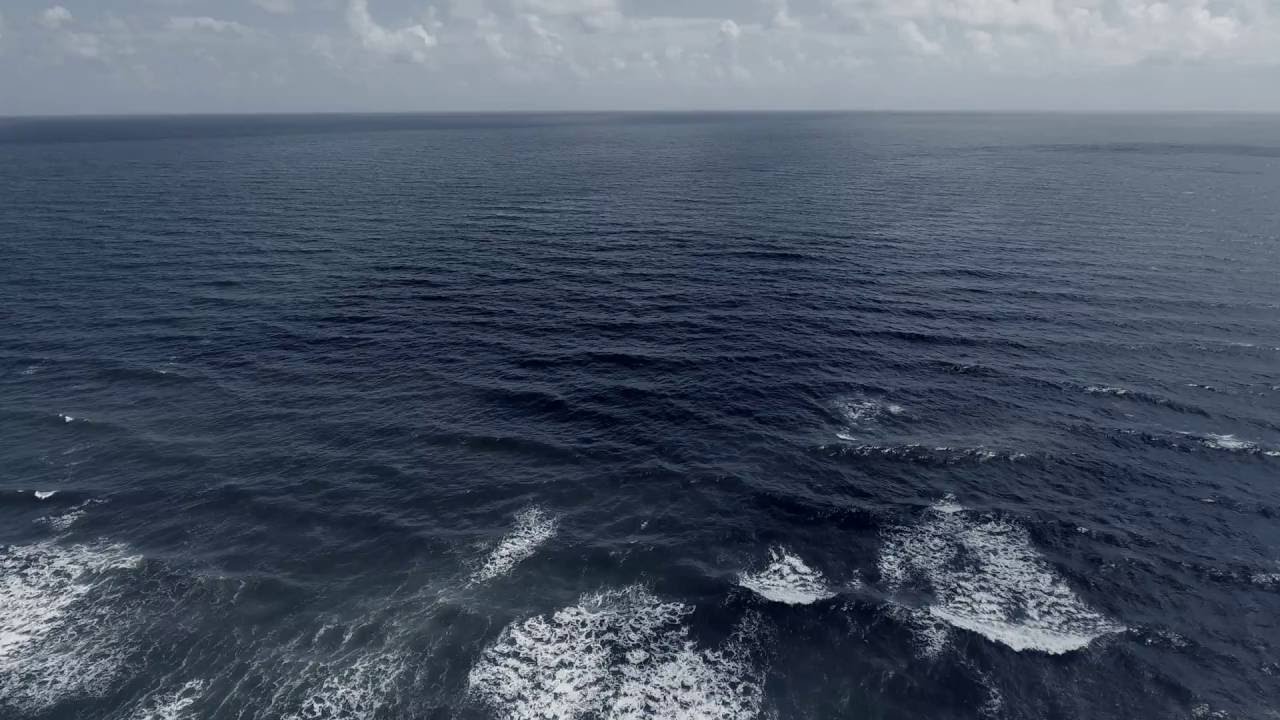 Flight over cold Ocean - Free 4K Footage - YouTube
