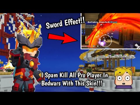 Using the coolest and free skins in Bedwars!!😎🔥[Blockman Go] - YouTube