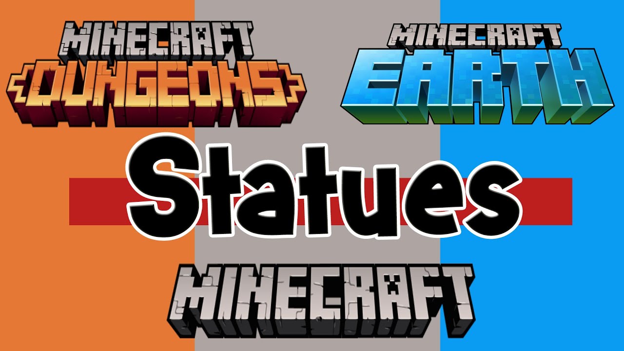 Minecraft Statue, Minecraft Earth Builds, Minecraft dungeons Mobs - PS4 ...