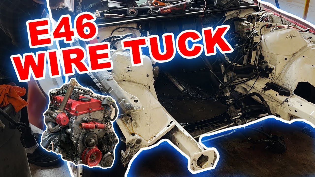 E46 Wire Tuck + M42 Turbo Building! - YouTube