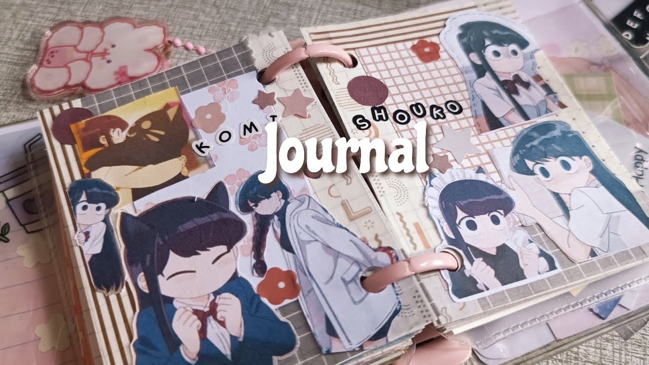 🐈‍⬛Komi-San From Komi can't communicate Mini Journal (black&brown theme ...