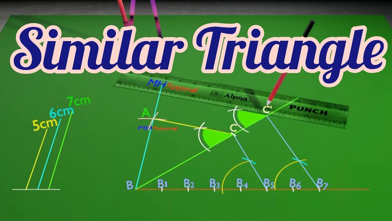 Similar Triangle. Construction of Similar Triangle. CBSE. Exercise 11.1 ...