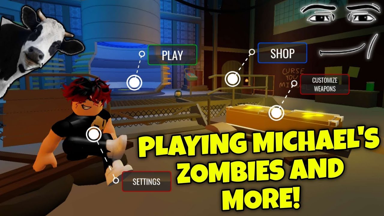 Playing MICHAEL'S ZOMBIES On ROBLOX And MORE!!! Roblox Chill Stream ...