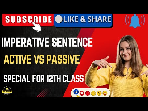 How to make imperative sentence||imperative Active vs passive sentence ...