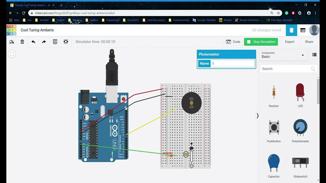 LIGHT THEREMIN (Arduion Projects) - YouTube
