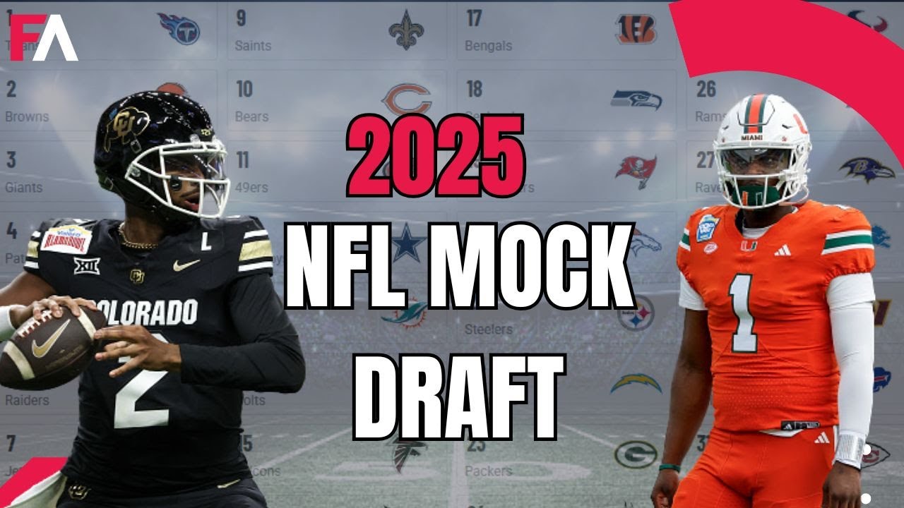 2025 NFL Mock Draft: Pick-by-Pick Predictions & Top Prospects - YouTube