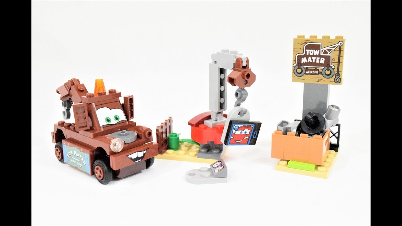 Lego Juniors Cars 3 Mater's Junkyard Stop Motion Speed Build, Review ...