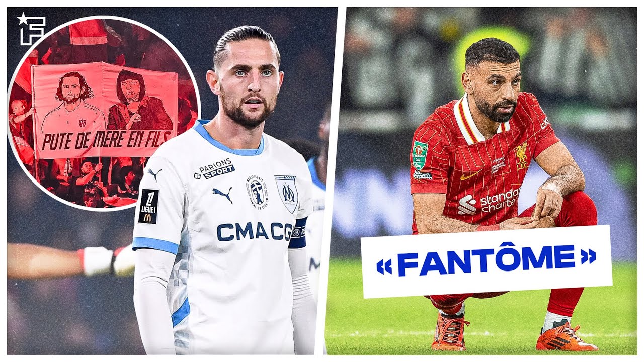 La BANDEROLE du Parc contre Rabiot et sa mère choque, Mo Salah se fait ...