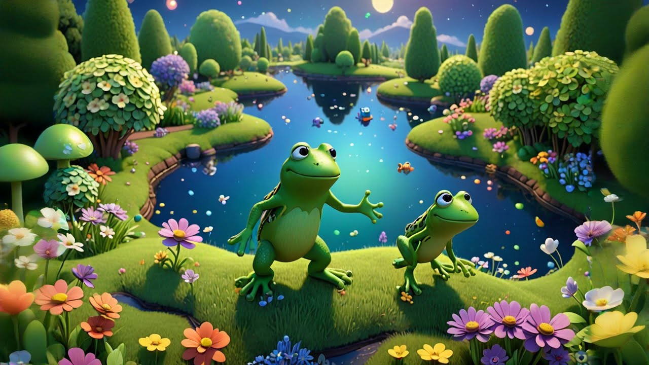 Frog’s Magic Pond | Fun Kids Song | Enchanted Nursery Rhyme - YouTube