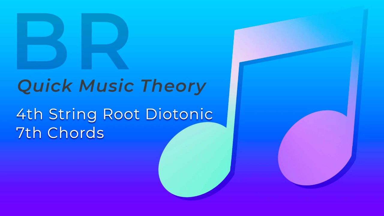 4th String Root Diatonic 7th Chords (F Major) - YouTube