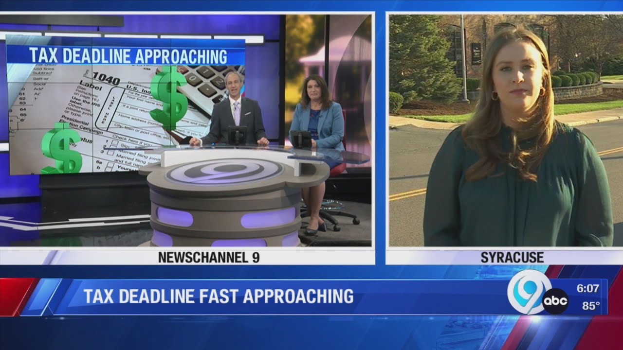 Tax deadline fast approaching - YouTube