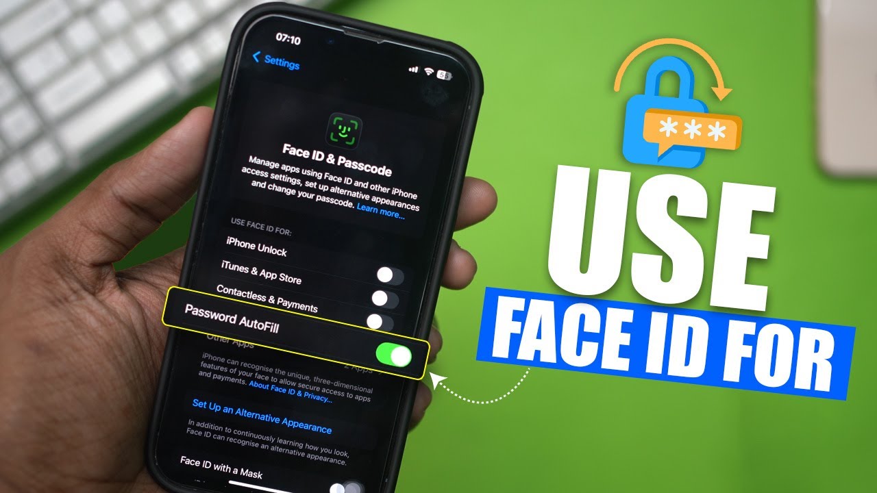 How to Use Face ID for Password AutoFill on iPhone | Enable Face ID for ...