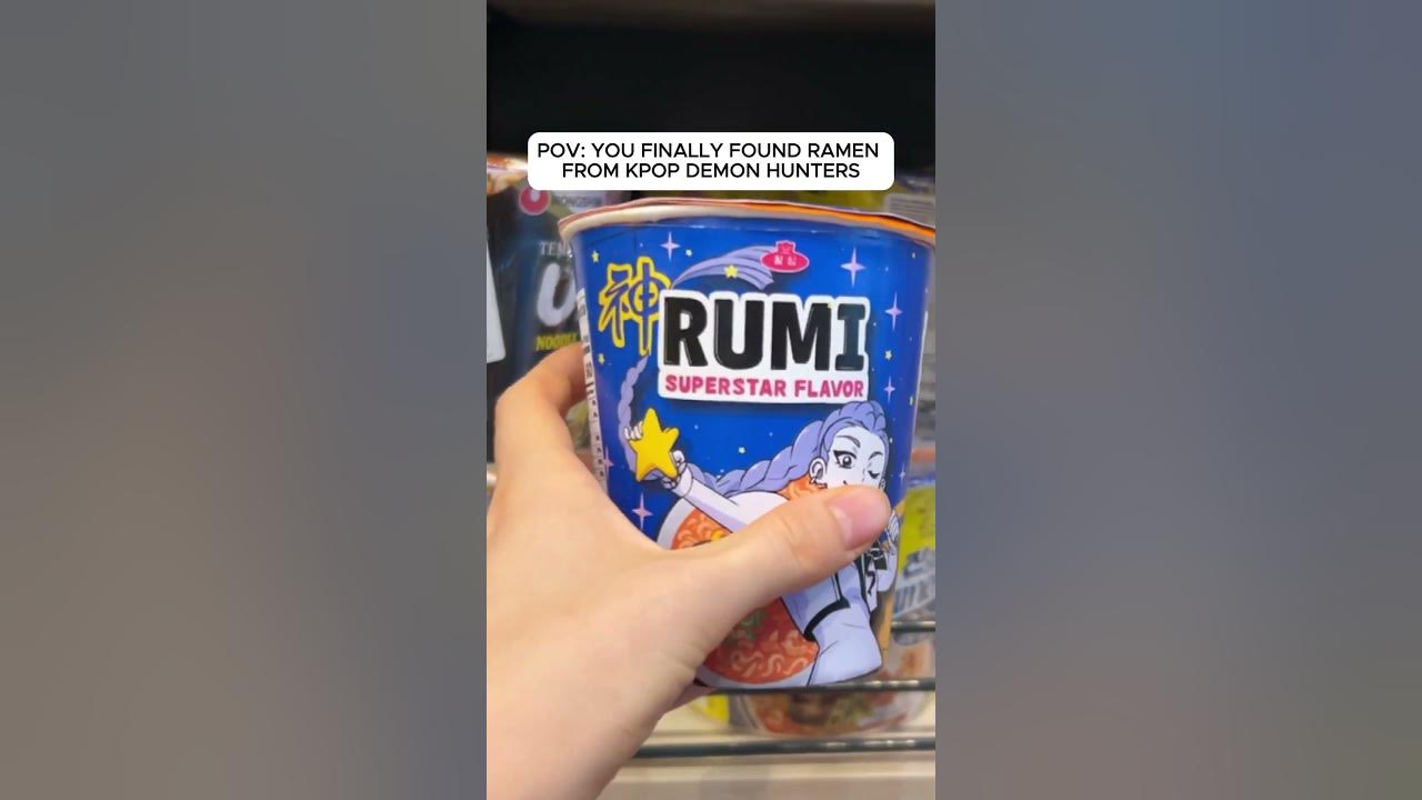 I Tried RAMEN from KPOP Demon Hunters *Rumi* - YouTube