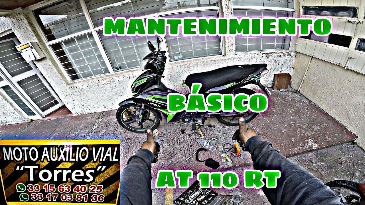 MANTENIMIENTO BÁSICO ITALIKA AT 110 RT/MOTO AUXILIO VIAL TORRES - YouTube