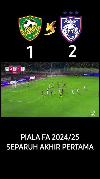 KDA FC (1) vs (2) JDT | PIALA FA 2024/25 | SEPARUH AKHIR PERTAMA #iniligakita #Pialafa2024 - YouTube