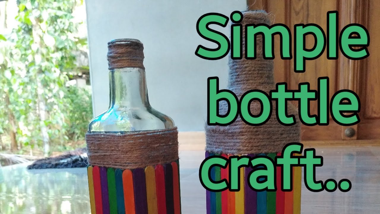 Easy bottle craft. - YouTube