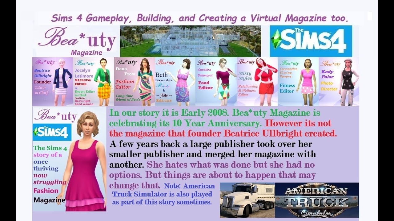 Bea*uty Magazine ~ A Sims 4 story of a Struggling Fashion Mag Ep 226 # ...