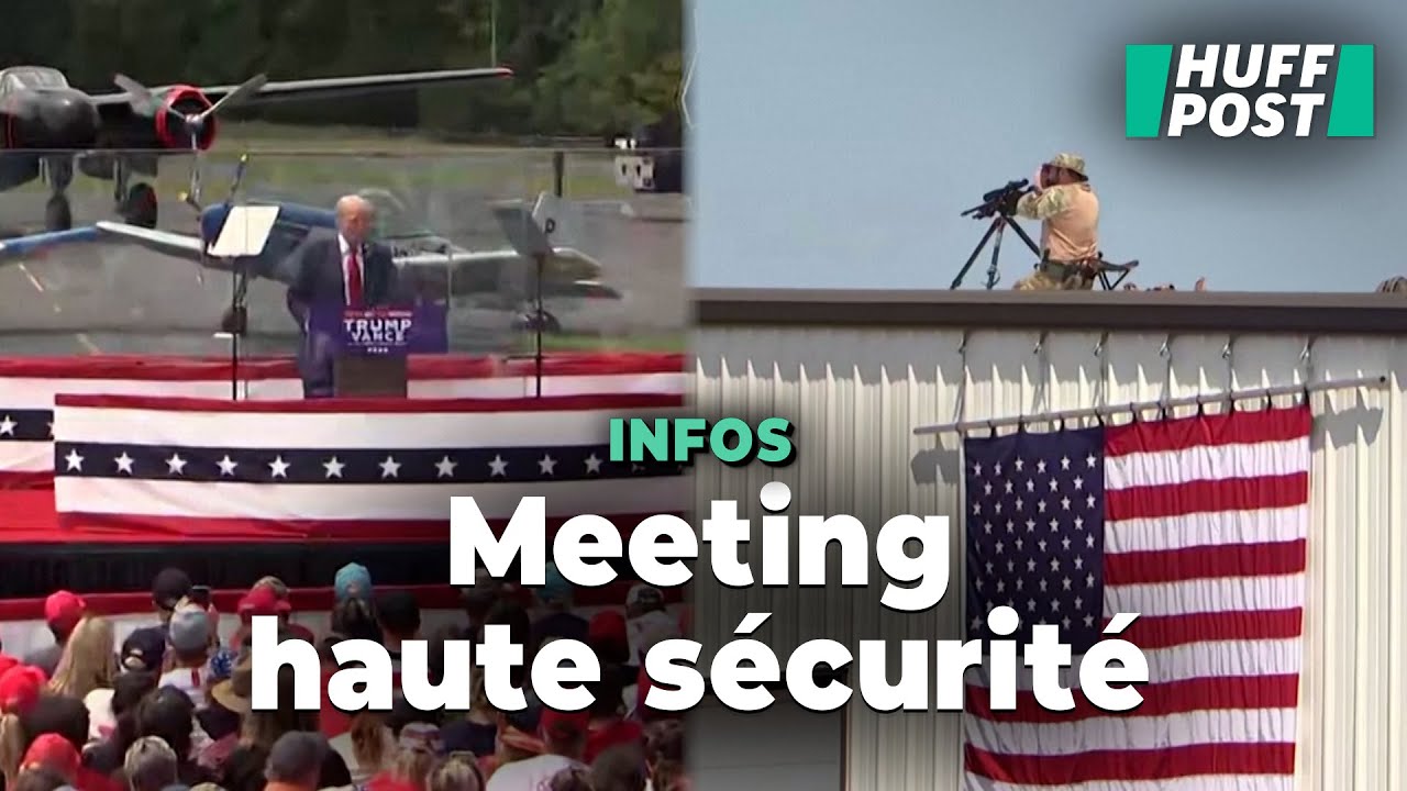 Trump très protégé pour son premier meeting extérieur depuis sa ...
