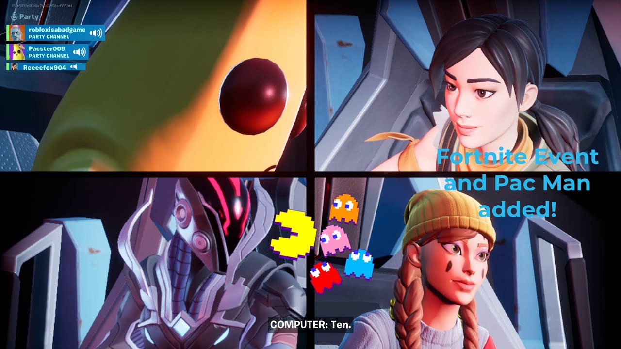 Fortnite Event and they put Pac Man in fortnite! - YouTube