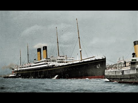 RMS Adriatic - White Star Line - Big Four last - Elgar Imperial March ...