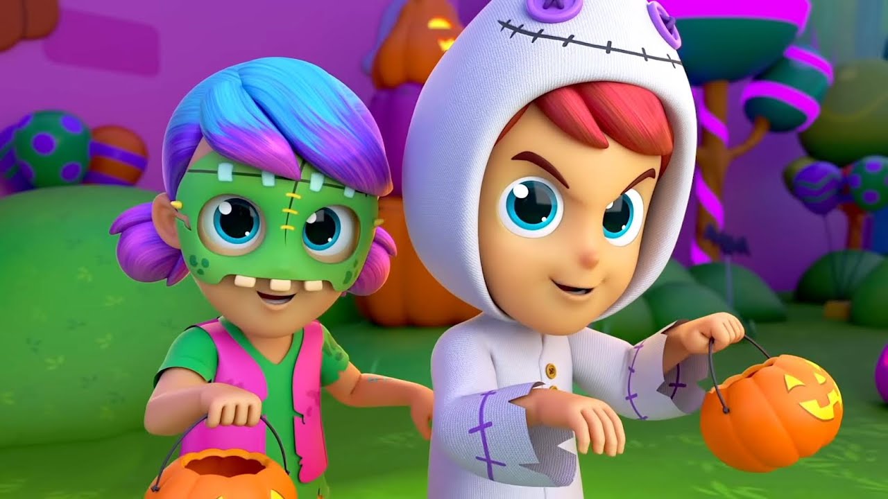 Scary Boo + More Halloween Rhymes And Spooky Cartoon Videos - YouTube