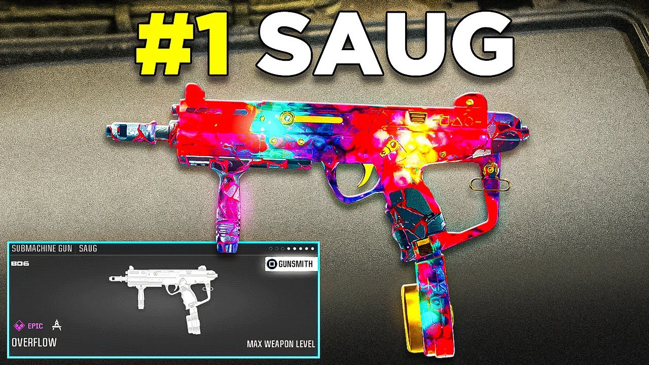 *NEW* MOST BROKEN SAUG Loadout in Warzone! 🔥( Best SAUG Class Setup ...