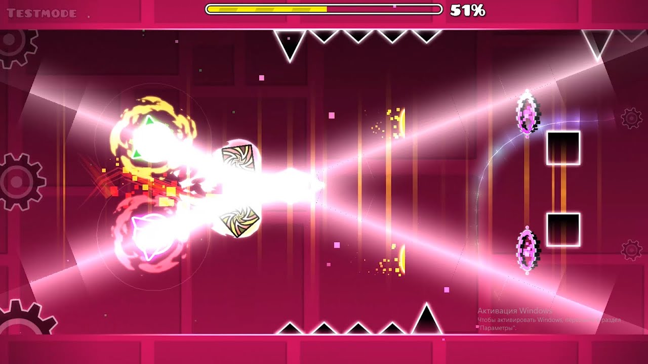 Space Invaders (layout) by me - Geometry Dash Create #2 - YouTube