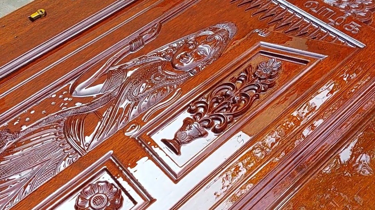 Door Polish Finishing | Wood Polish - YouTube