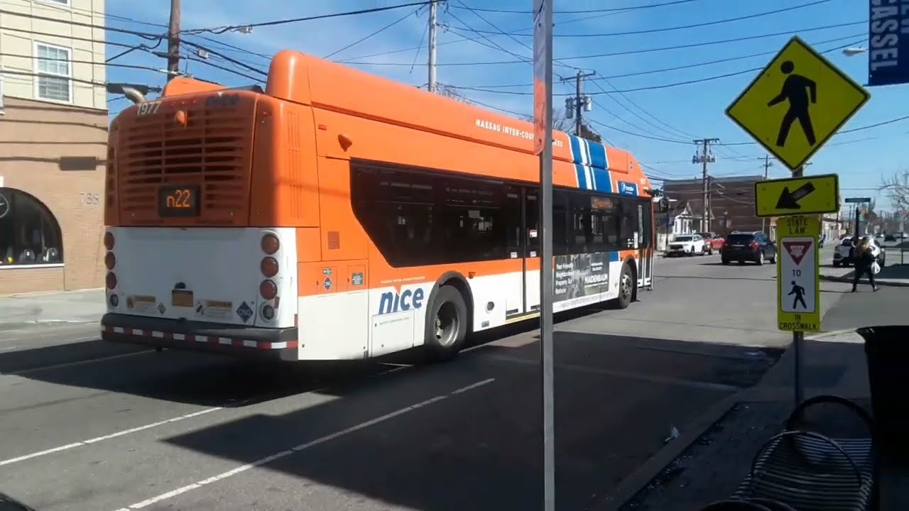 NICE Bus Onboard: 2019 XN40 NFI CNG 1977 on the n22 - YouTube