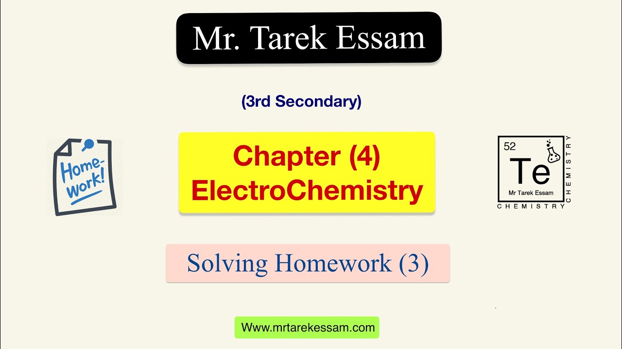 3rd Secondary Solving Chapter 4 Homework 3 Seniors 2025 Youtube