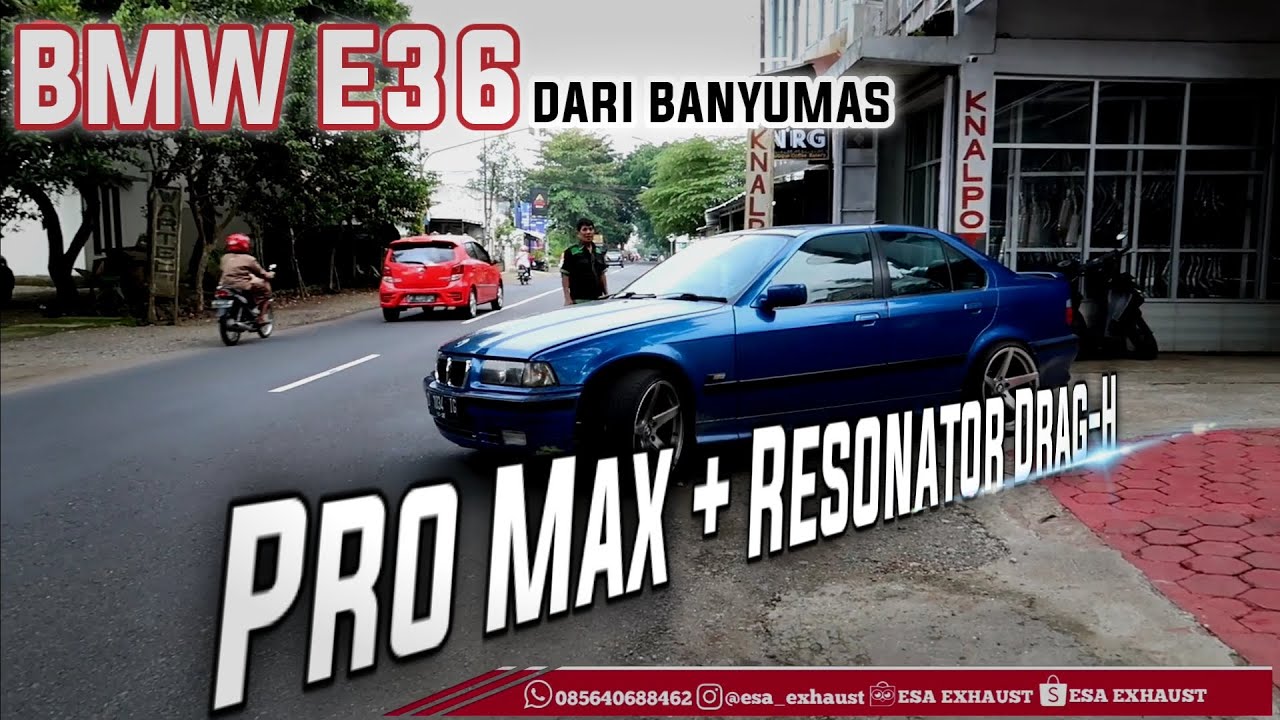 BMW E36 318i matic pasang Knalpot NDK Exhaust type Pro Max dan ...