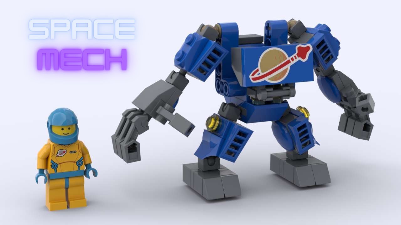 How to make Space Mech out of LEGO | LEGOsaur - YouTube