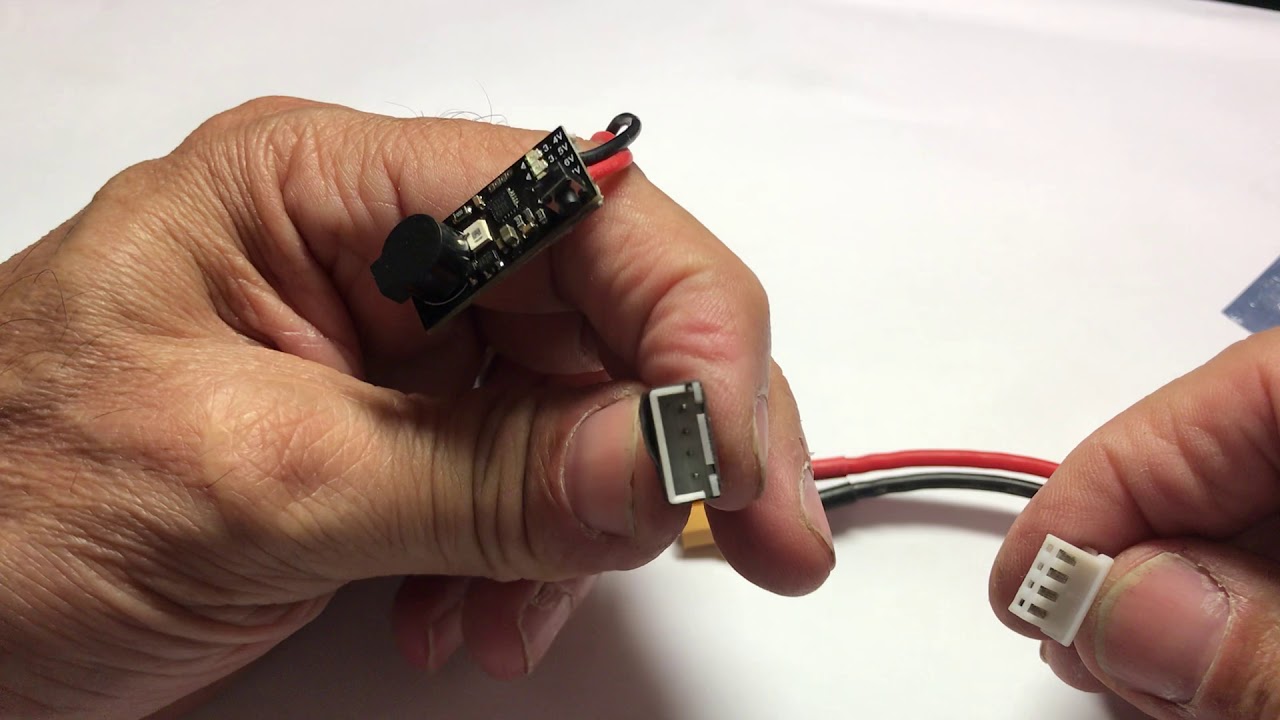 RC car Lipo buzzer saver 2s-6s less than 3gr - YouTube