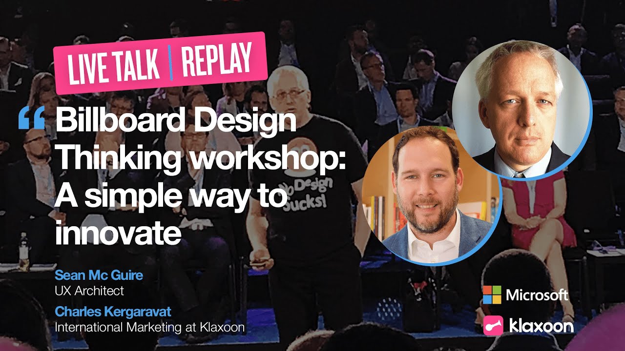 Billboard Design Thinking workshop: a simple way to innovate | Klaxoon ...