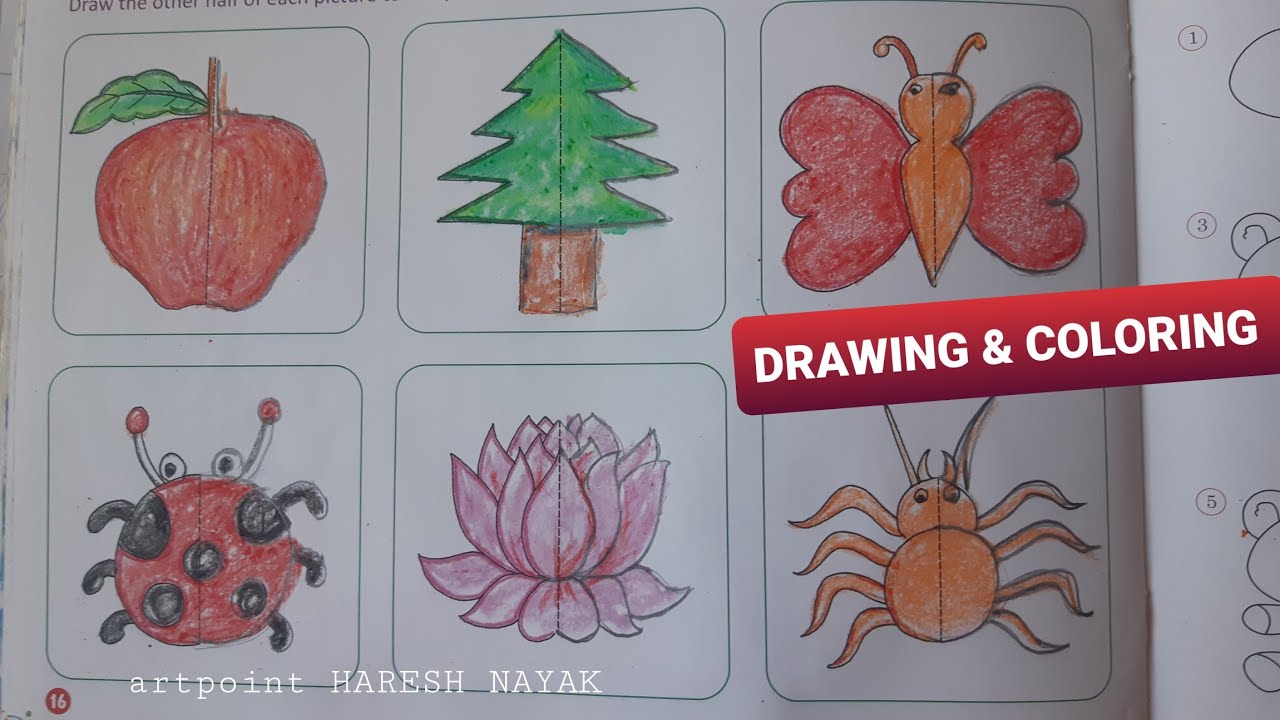 Std.2, Drawing, drawing & coloring, artpoint HARESH NAYAK - YouTube