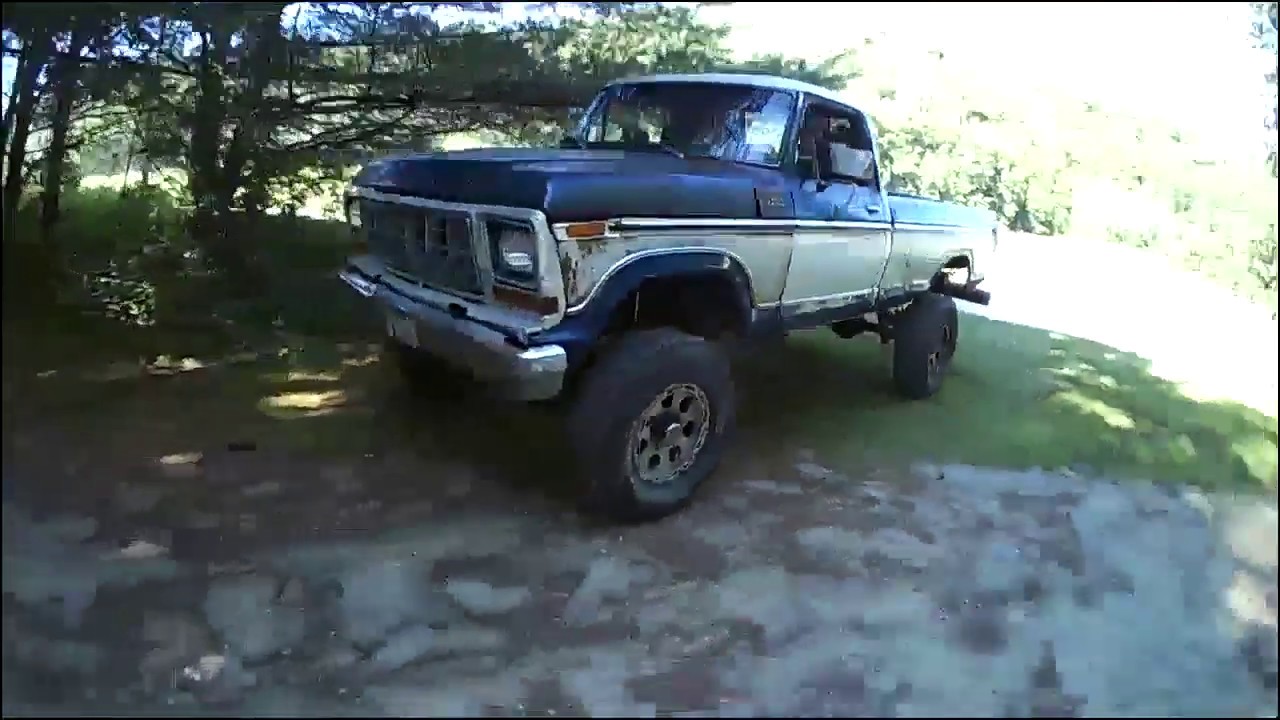 1978 ford f250 cummins drone footage - YouTube